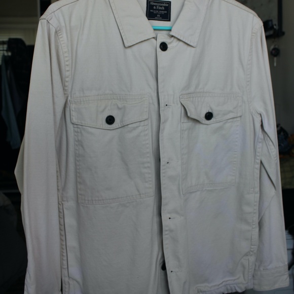 Abercrombie & Fitch | Jackets & Coats | Lightweight Cream Jacket | Poshmark